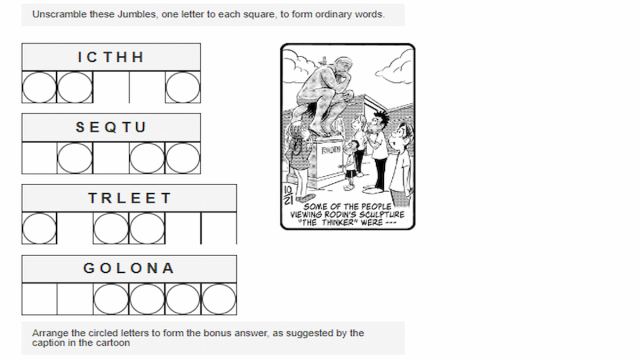 Today’s Jumble answer (November 2024) – Destructoid