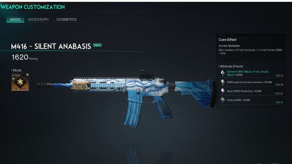 M416 Silent Anabasis Frost Vortex build for easy Silos - Once Human ...