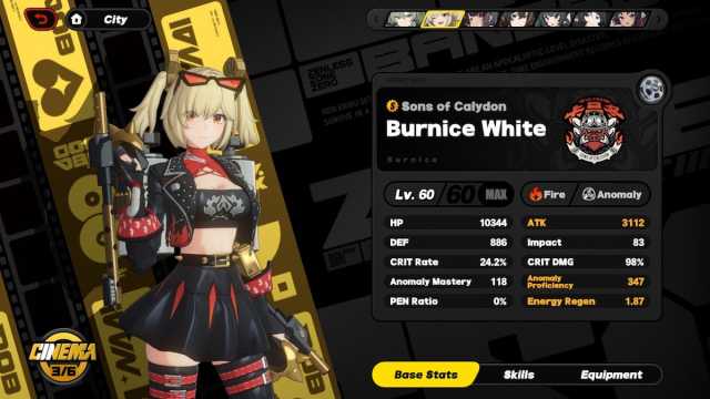 Best Burnice build in Zenless Zone Zero – Best Drive Discs, W-Engines ...