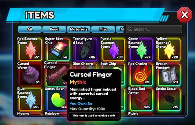 Anime Vanguards Cursed Fingers Guide - Finger Farm Servers – Destructoid