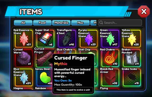 Anime Vanguards Cursed Fingers Guide - Finger Farm Servers – Destructoid