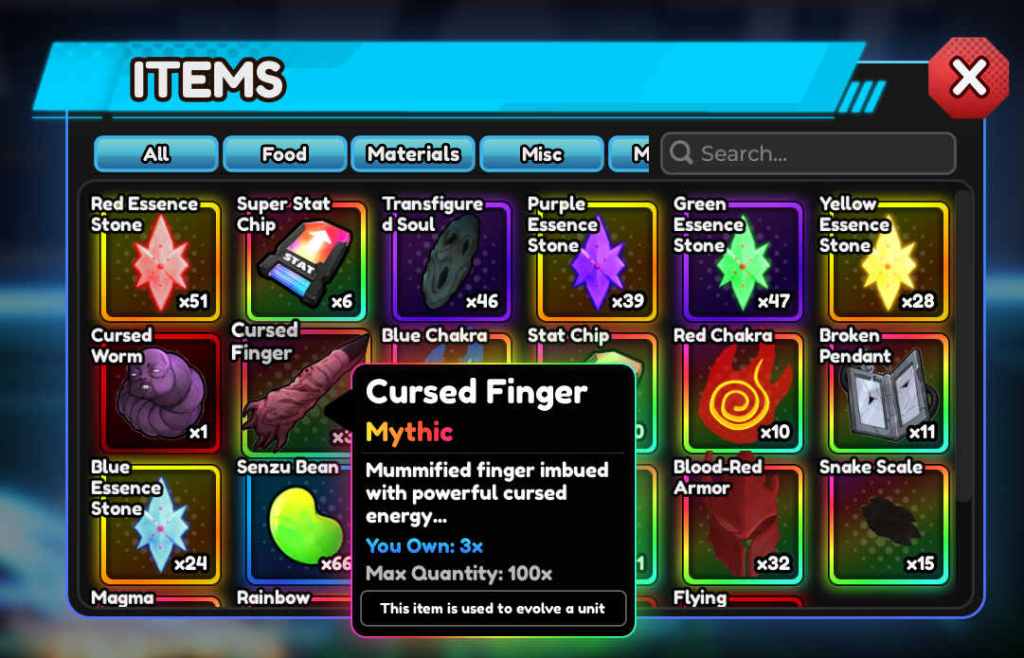 Anime Vanguards Cursed Fingers Guide - Finger Farm Servers – Destructoid