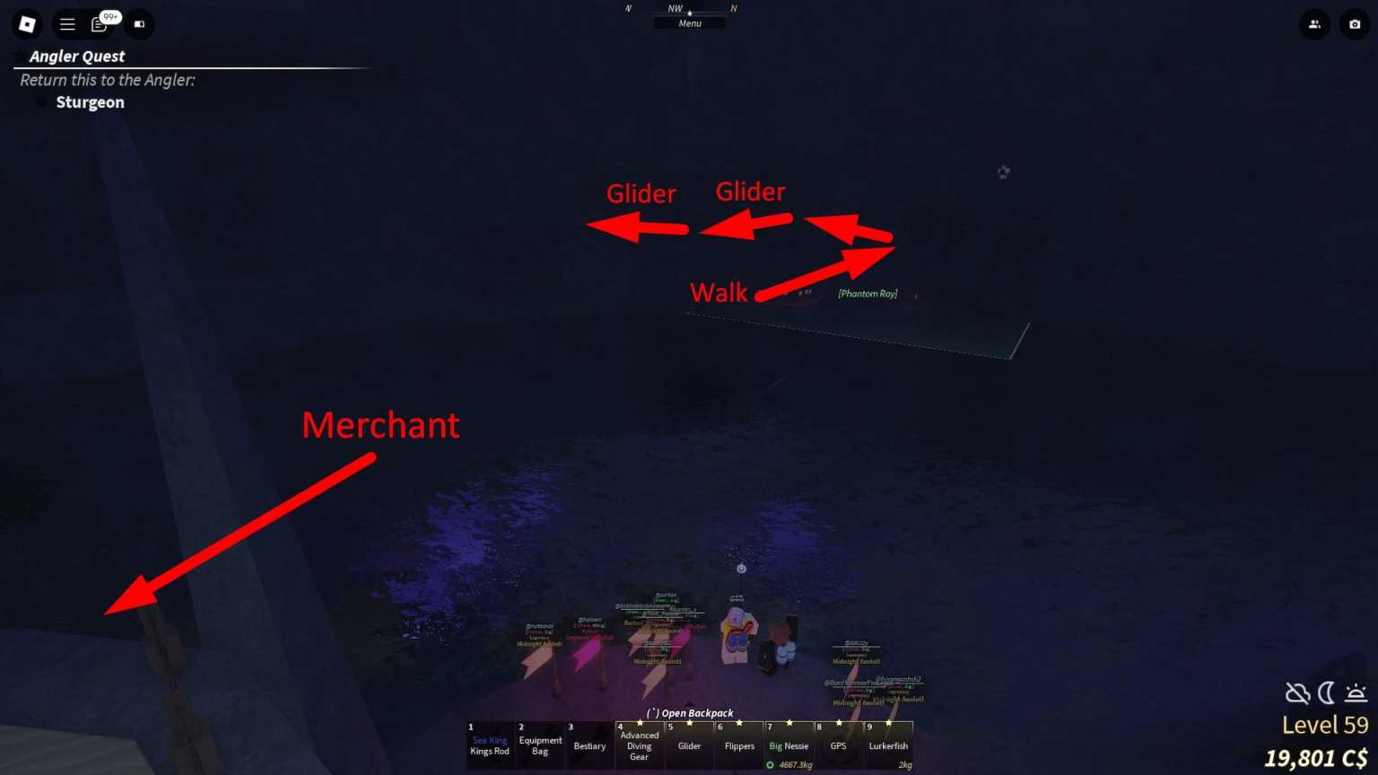 Complete Fisch Desolate Deep Area Guide - How to Enter, Rod Locations ...