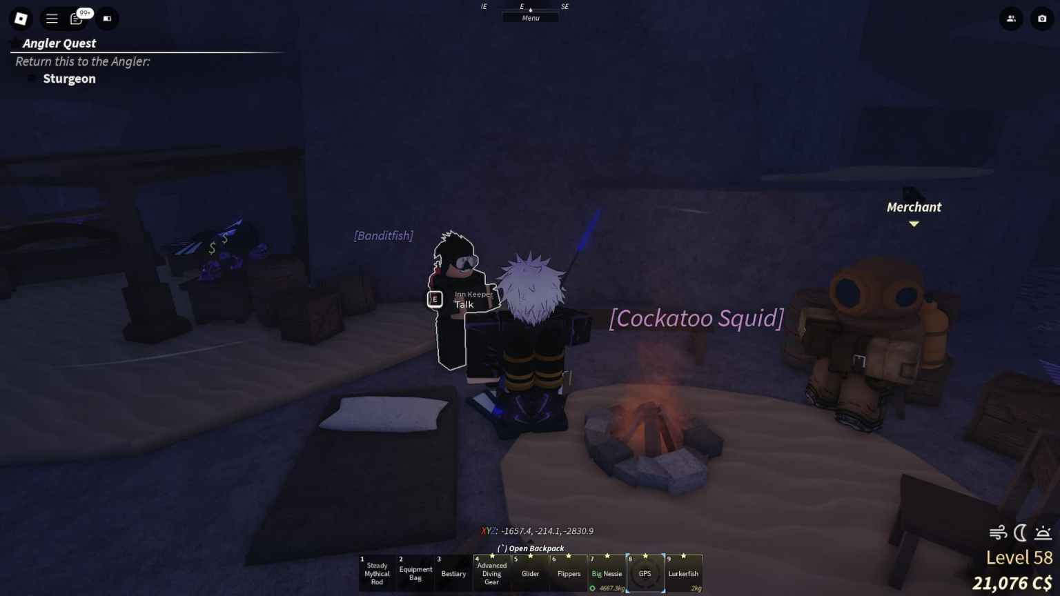 Complete Fisch Desolate Deep Area Guide - How to Enter, Rod Locations ...