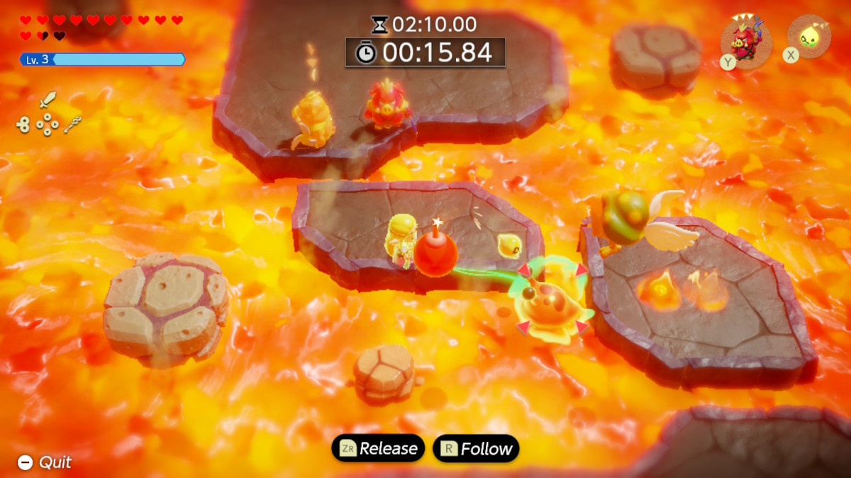 How to complete Floating on Fire at the Slumber Dojo in Zelda Echoes of ...