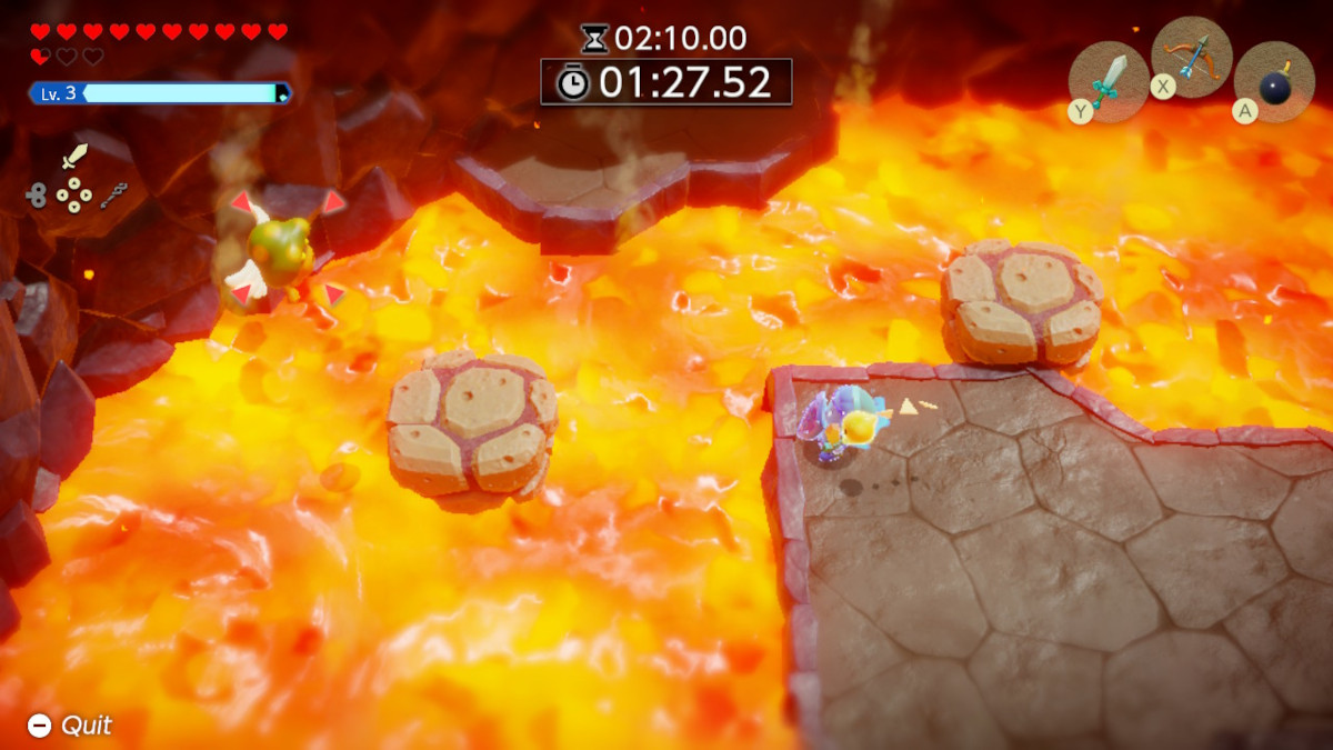 How to complete Floating on Fire at the Slumber Dojo in Zelda Echoes of ...