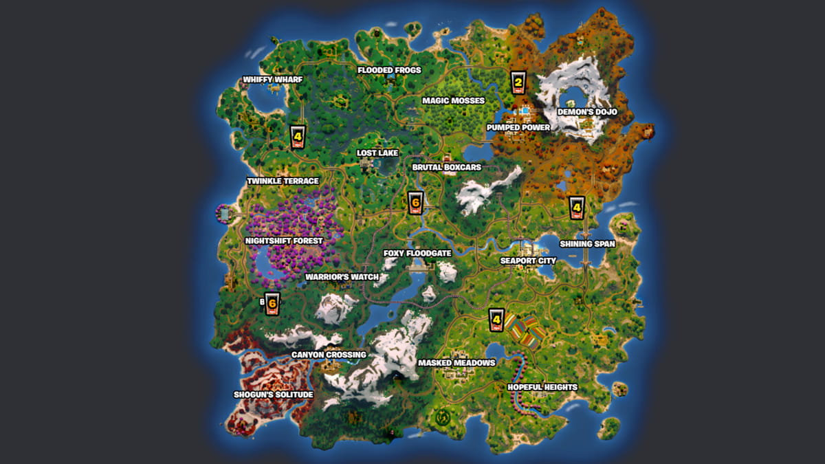 All gas station locations in Fortnite Chapter 6 Season 1 – Destructoid