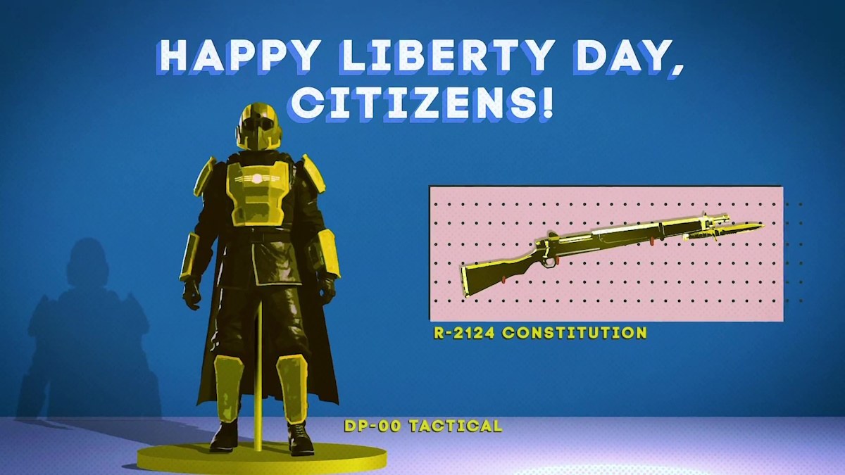 Helldivers 2's Liberty Day celebrations include free old-school armor ...