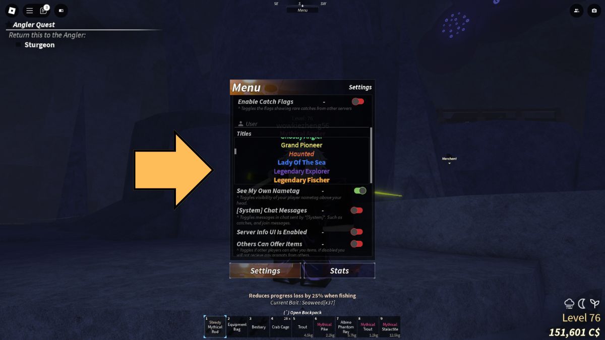 How to Get All Fisch Titles & Bobbers [Aurora Rod Update] – Destructoid