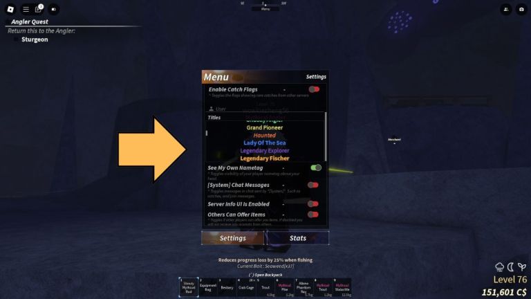 How to Get All Fisch Titles & Bobbers [Aurora Rod Update] – Destructoid