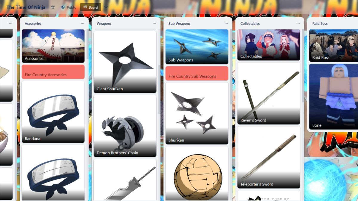 Official Ninja Time Trello Link – Destructoid