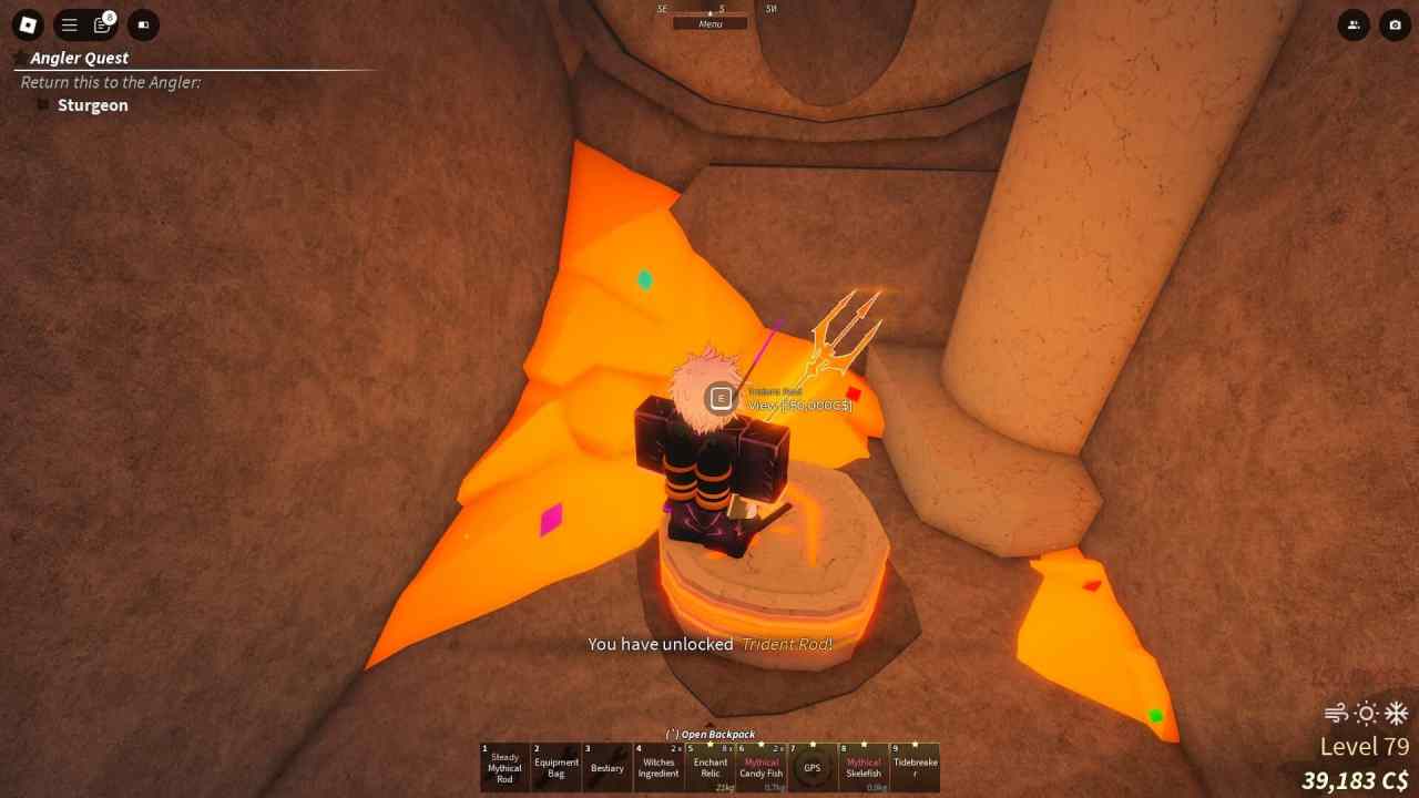 How to Get the Trident Rod in Fisch Roblox - Complete Walkthrough – Destructoid