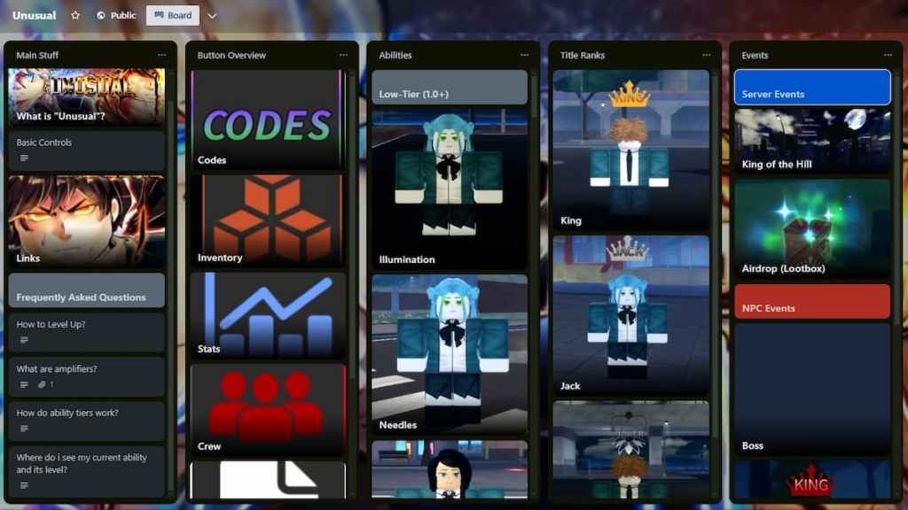 Unusual Roblox Trello Link and Discord (November 2024) – Destructoid