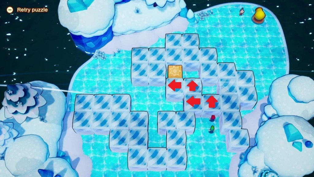 All ice block puzzle solutions for Compac Islet in Mario and Luigi ...