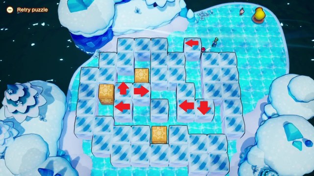 All ice block puzzle solutions for Compac Islet in Mario and Luigi ...