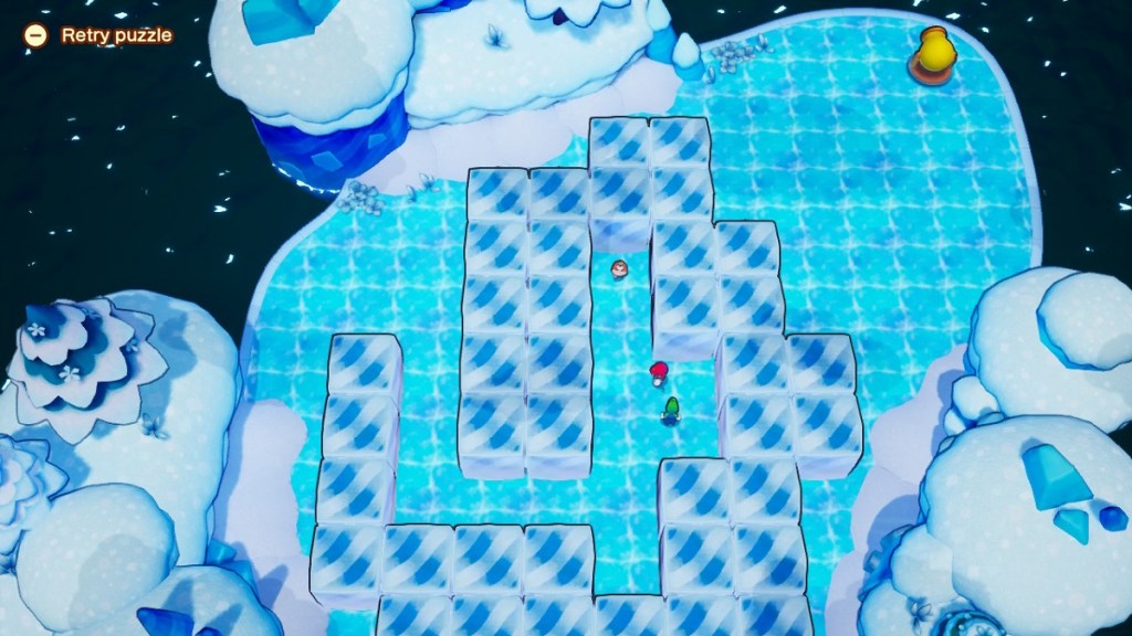 All ice block puzzle solutions for Compac Islet in Mario and Luigi ...