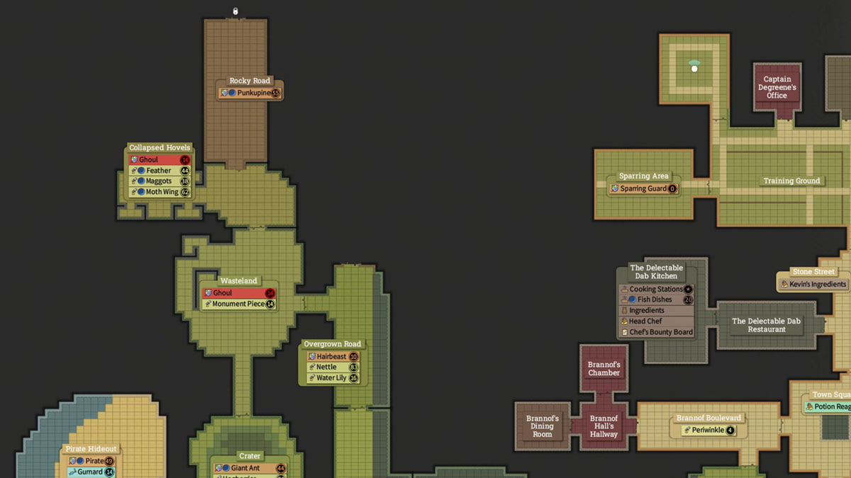 Complete Brighter Shores Hopeport map – Destructoid