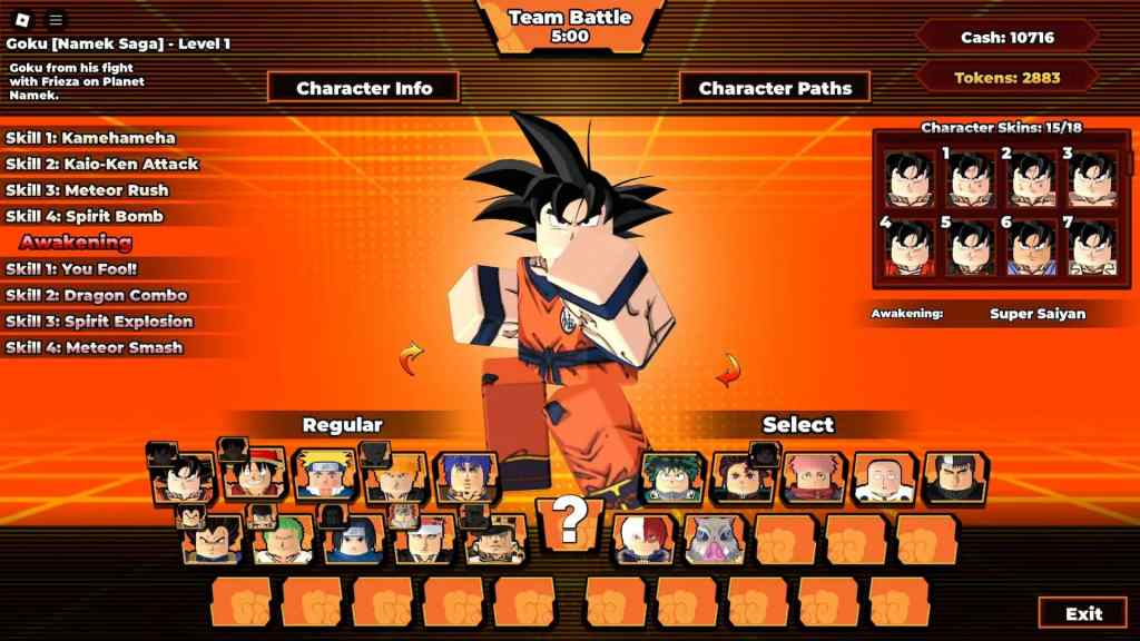 Full Shonen Unleashed Character Paths Guide - How to Level Up, Rewards ...