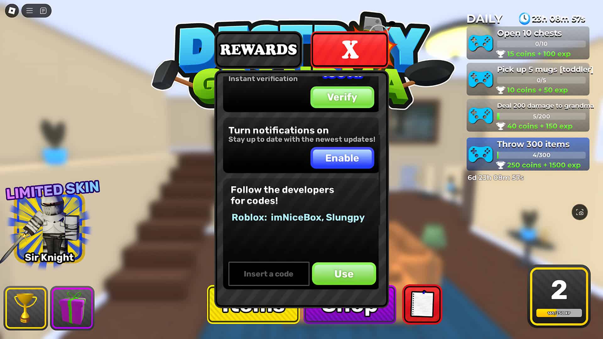 Destroy Grandma codes [CHRISTMAS] (December 2024) – Destructoid