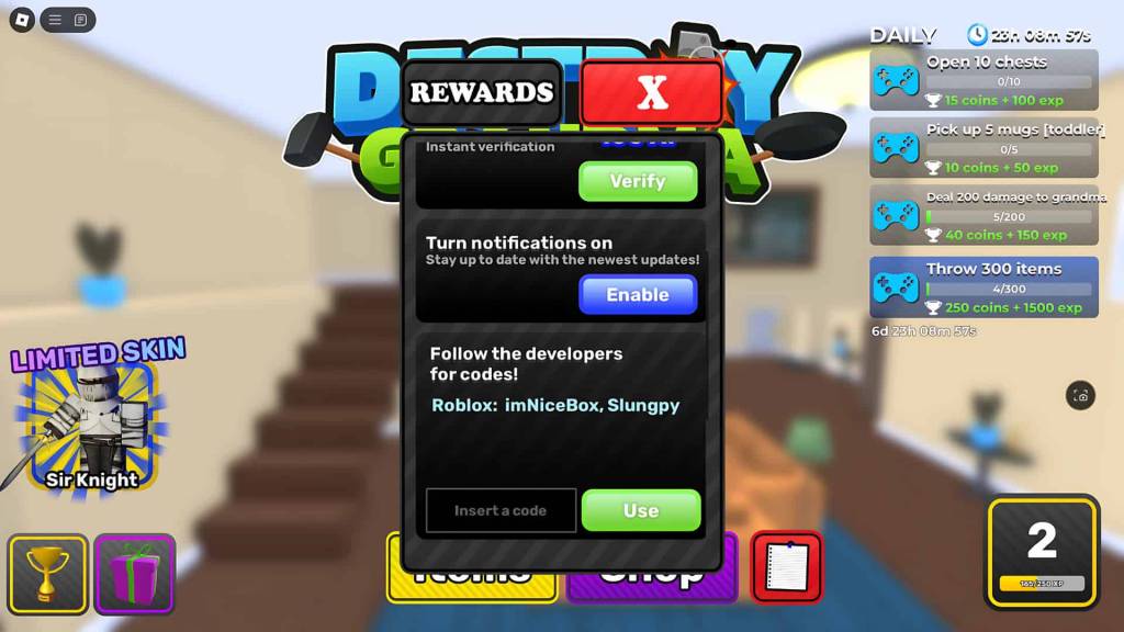 Destroy Grandma codes [CHRISTMAS] (December 2024) – Destructoid