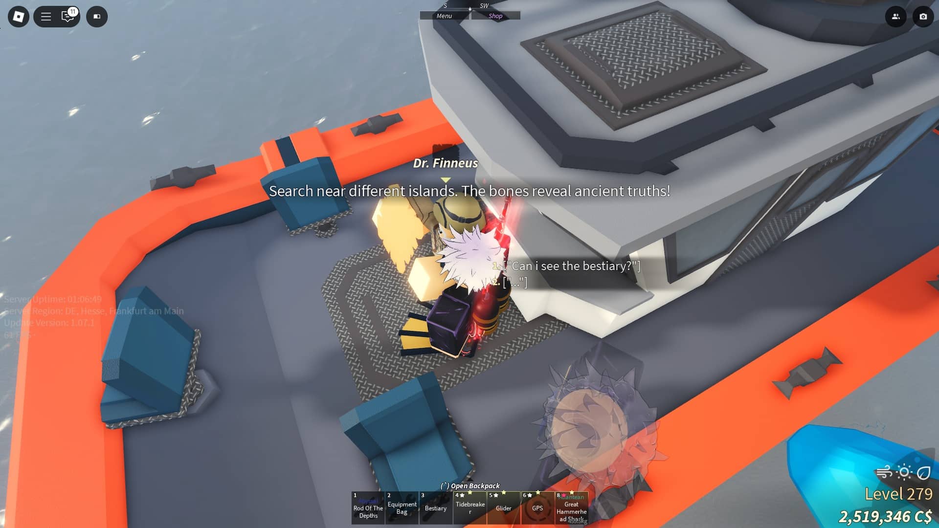 Fisch Archeological Hunt - Bone Locations & How to Get Relic Rod ...