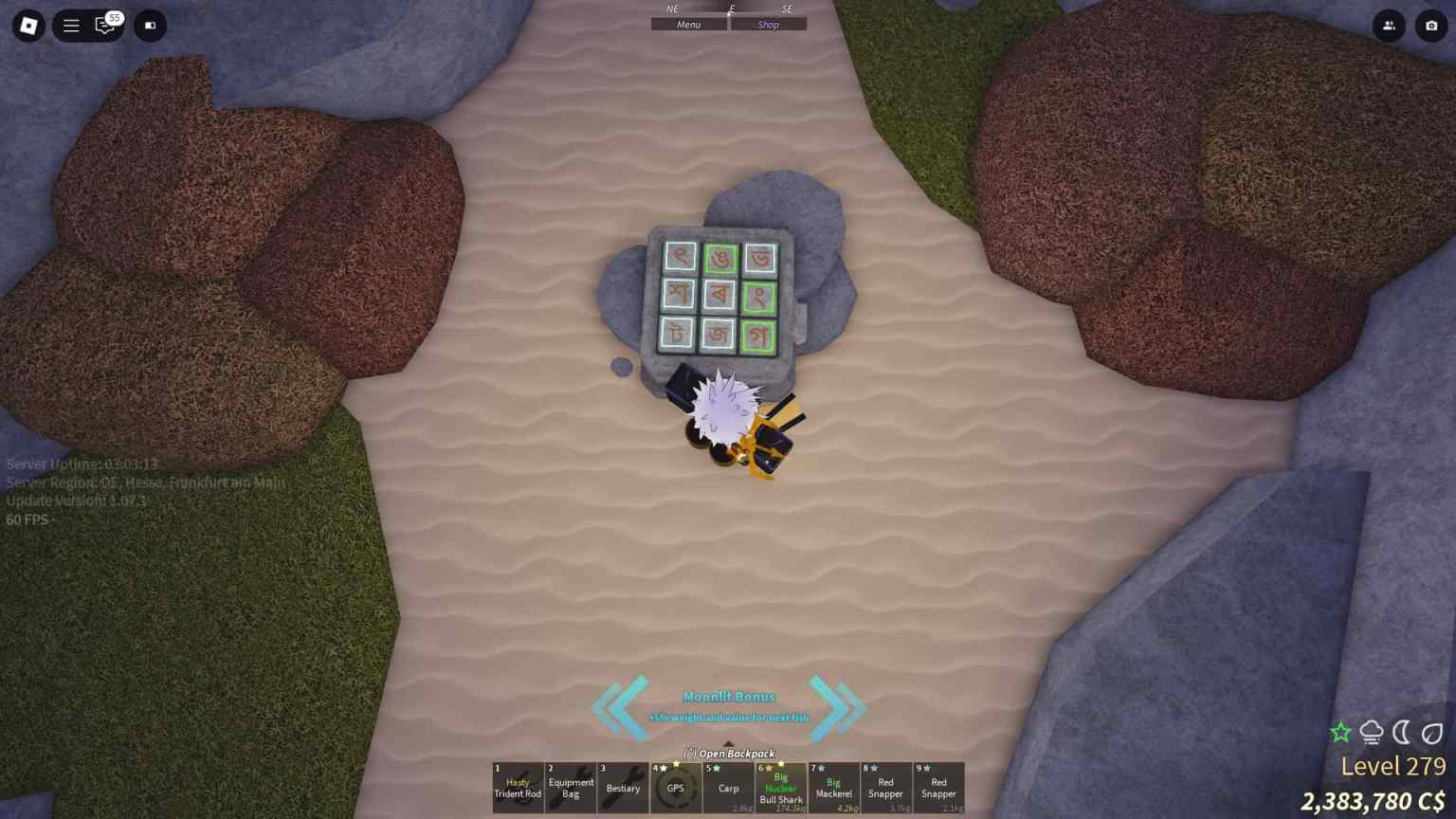 Complete Fisch Roblox Map [Blue Moon] - All Island Locations and ...