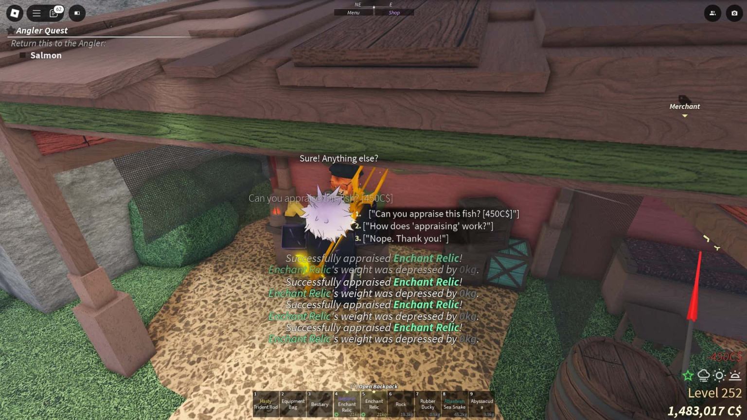 How to Get Rod of Depths in Fisch - Complete Maze and Enchant Relics ...