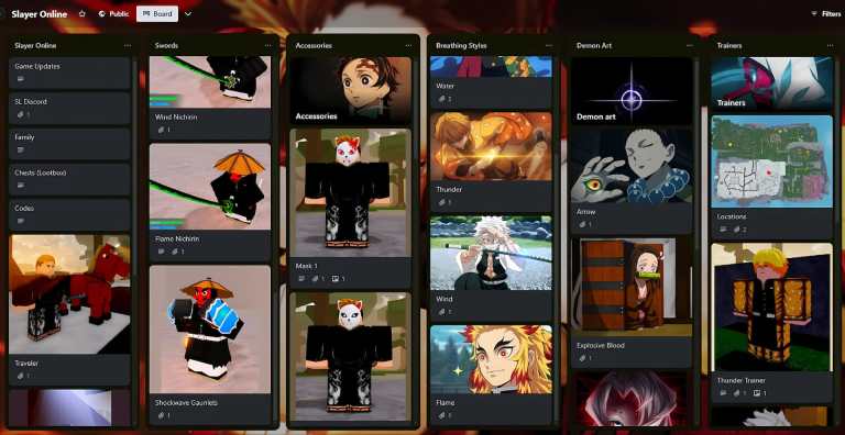 Official Slayer Online Trello Board – Destructoid