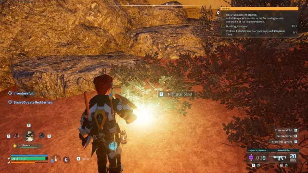 Best Nightstar Sand farm location in Palworld – Destructoid