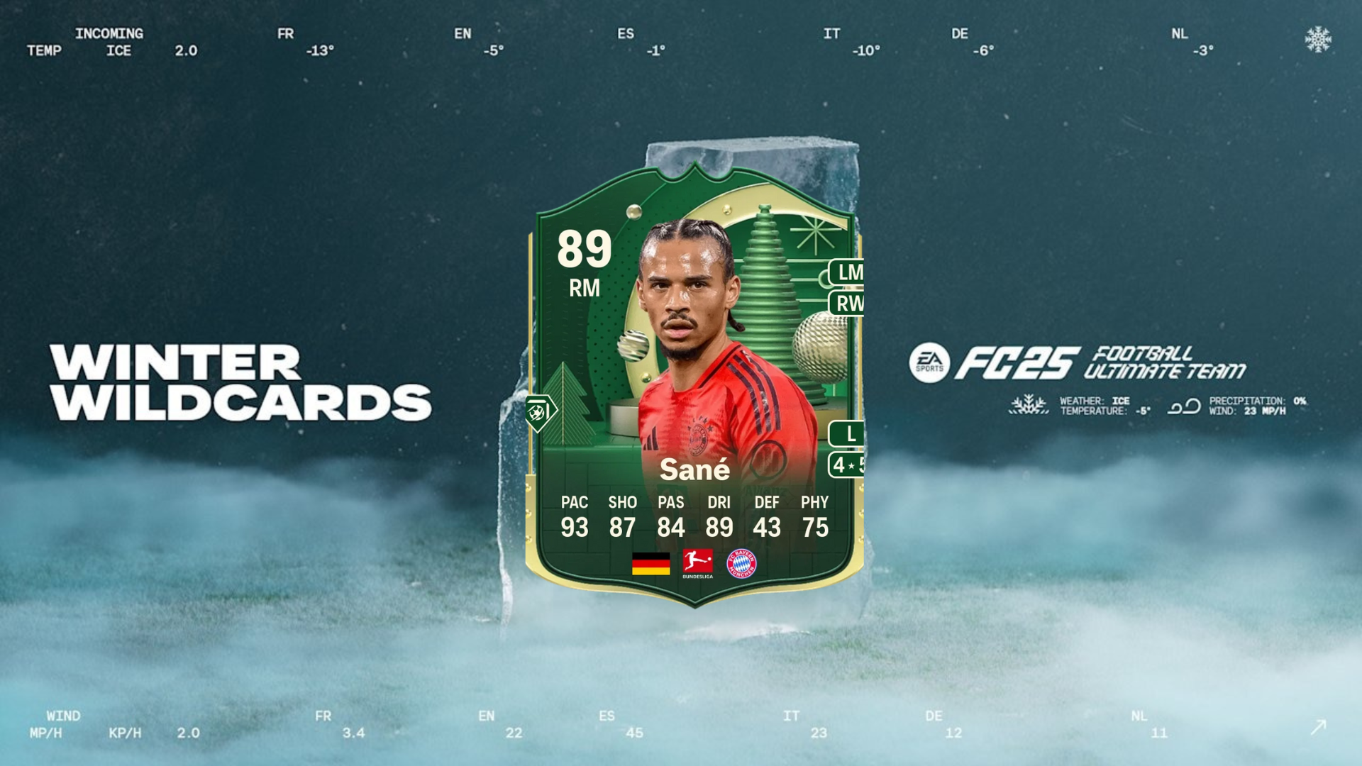 EA FC 25 Leroy Sane Winter Wildcards SBC solutions – Destructoid