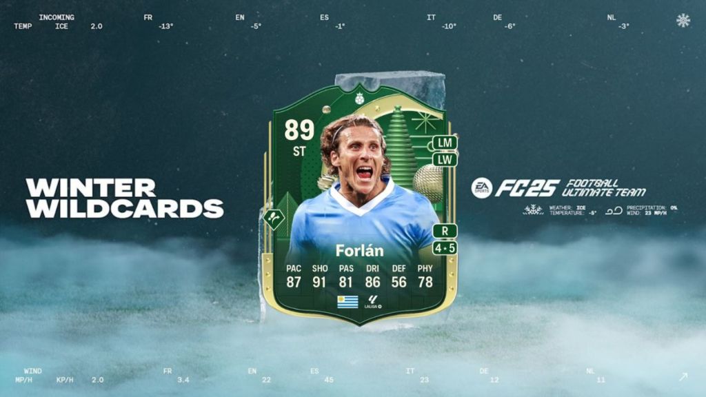 EA FC 25 Diego Forlan Winter Wildcards Hero SBC solutions – Destructoid