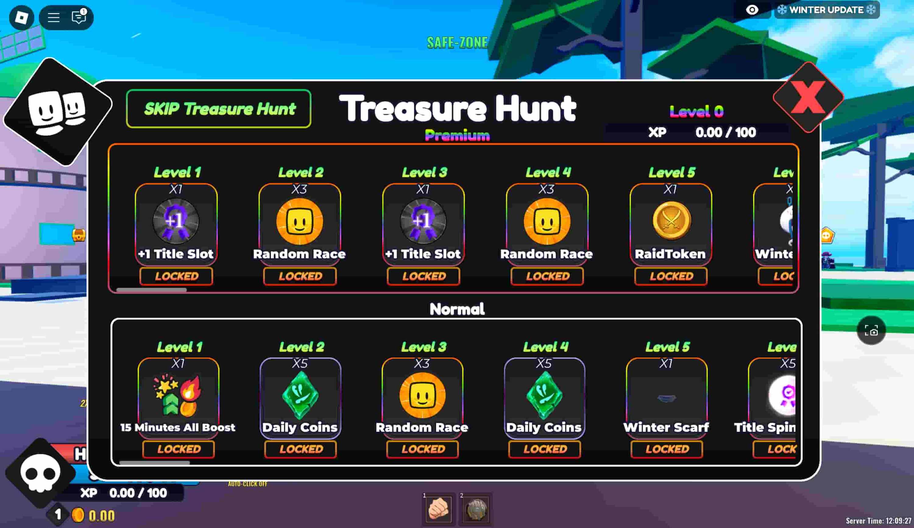 One Fruit Simulator Winter Treasure Hunt pass: All rewards, price, and ...