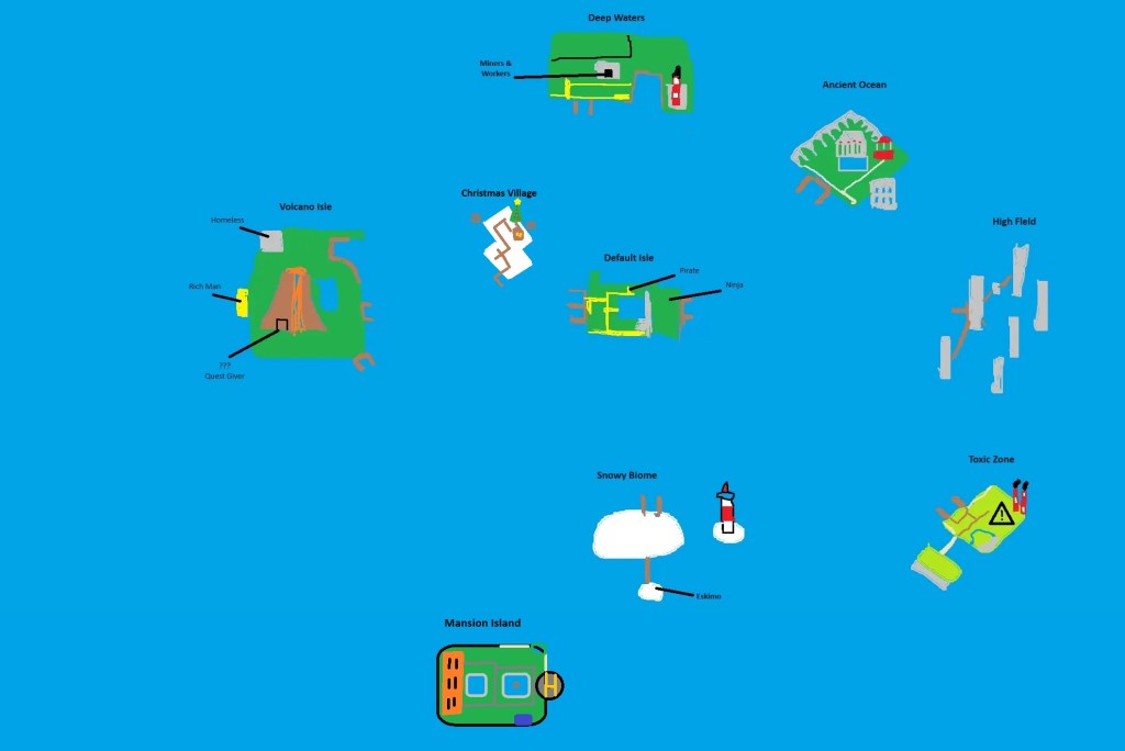 Complete GO FISHING Roblox Map - NPCs, Fish & more – Destructoid