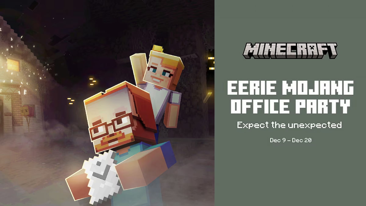 Minecraft Eerie Mojang Office Party event guide: All sticker challenges ...