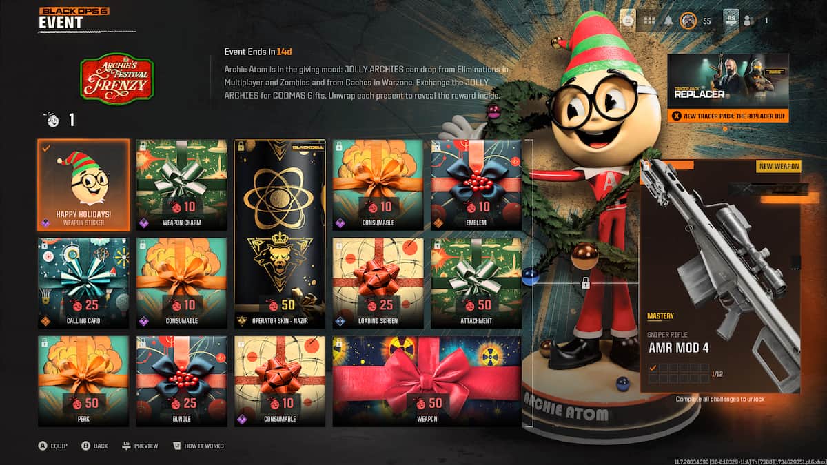All Archie's Festival Frenzy challenges and rewards in BO6 and Warzone