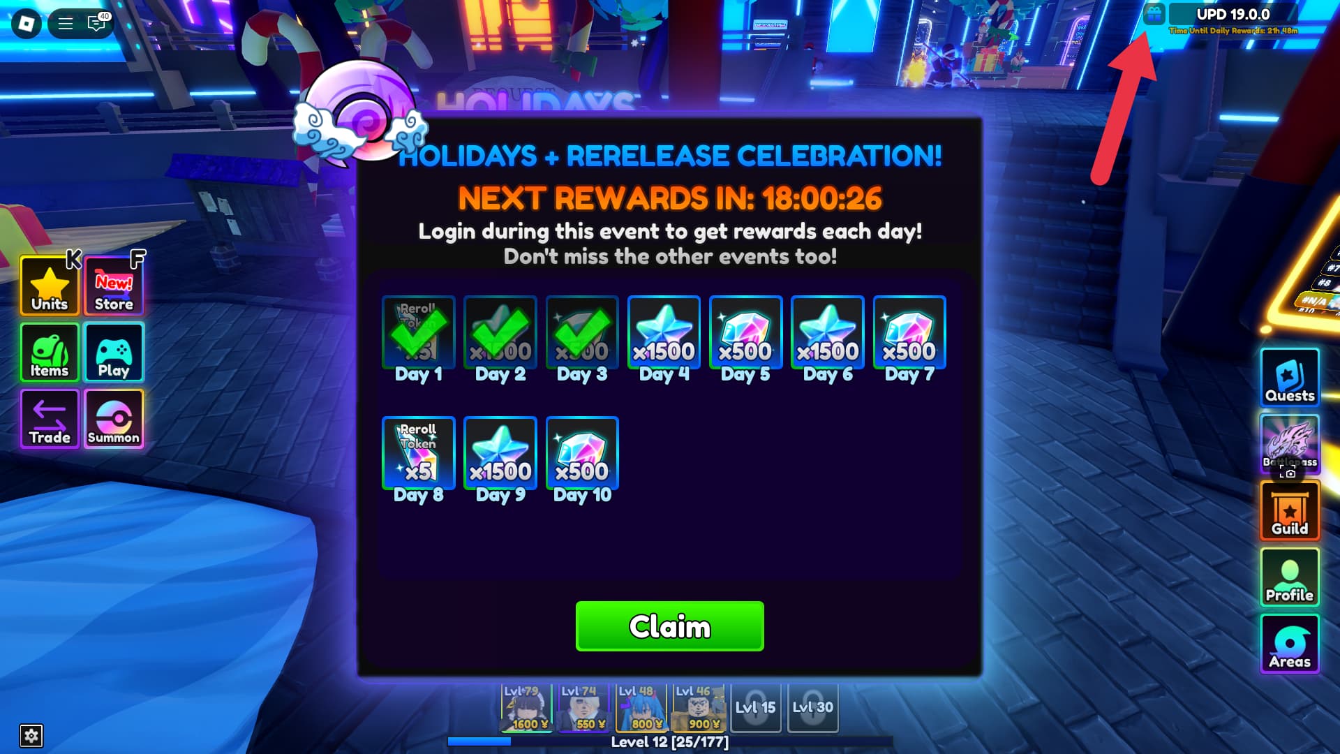 Best Ways to Get Gems, Trait Rerolls, and Holiday Stars in Anime ...