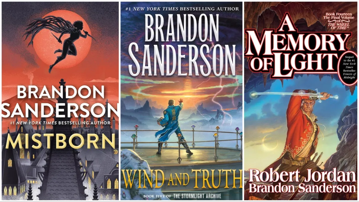 Top 15 Brandon Sanderson books, ranked worst to best