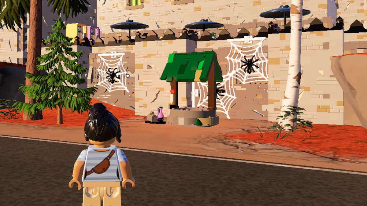 How to find and toss money into the wishing well in Brick Life Fortnite ...