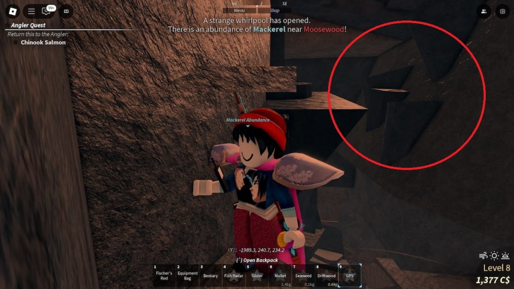 How to find and use the Meteor Totem in Fisch