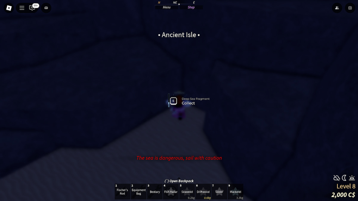 All Gemstone Ancient Fragment Locations in Fisch