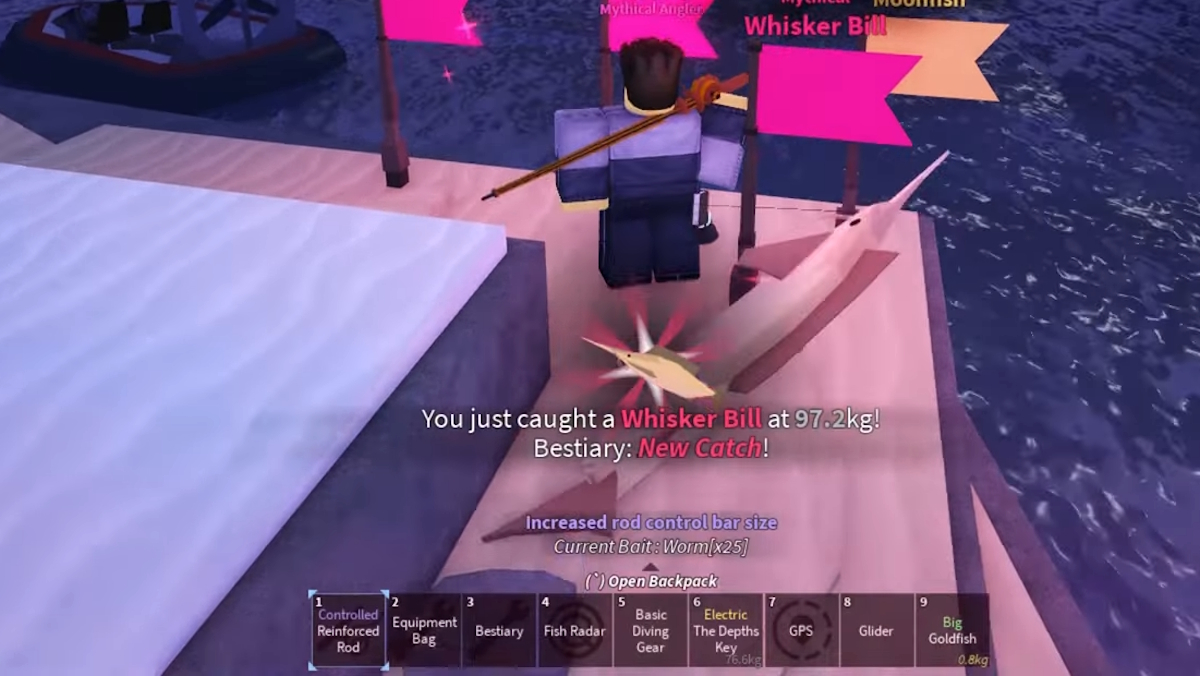 How to catch the Whisker Bill in Fisch – Destructoid