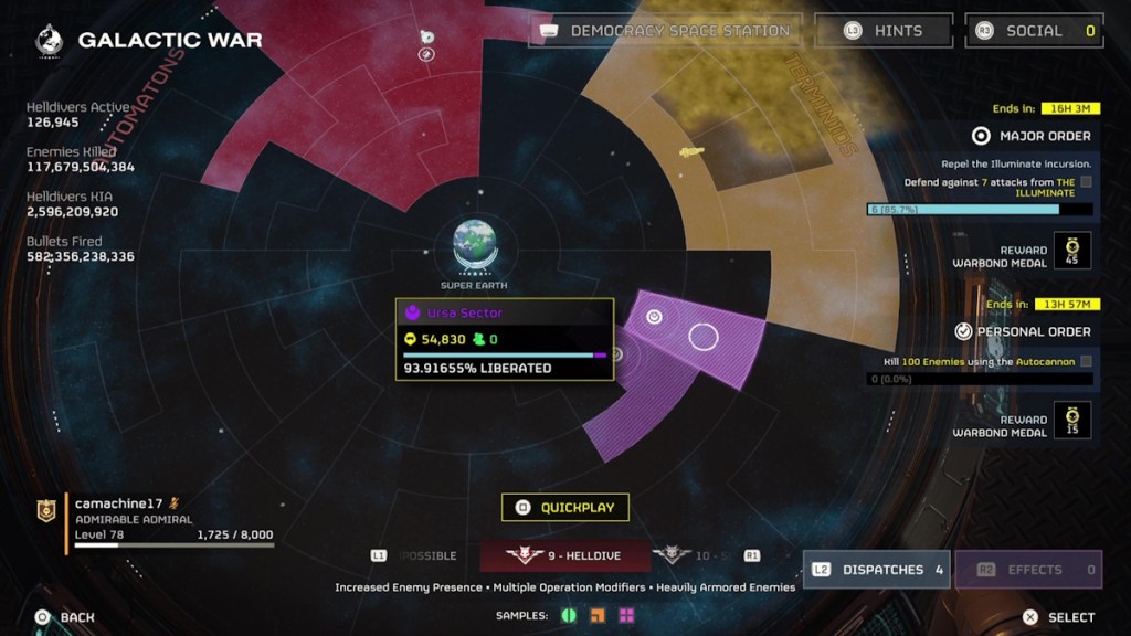 Uh oh: The Meridia black hole has changed in Helldivers 2, and the Illuminate is seemingly ...