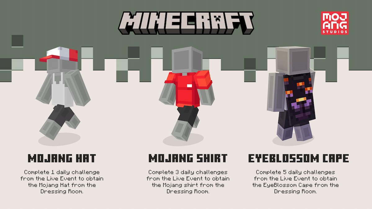 Minecraft Eerie Mojang Office Party event guide: All sticker challenges ...