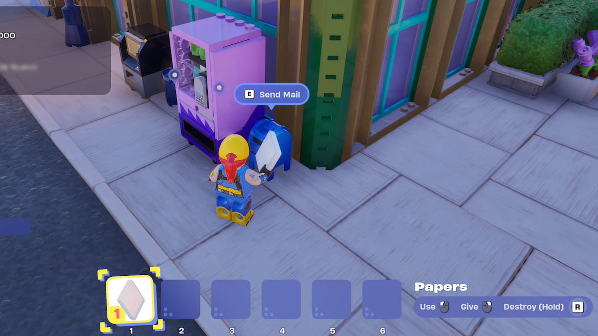 How to give paper to someone in LEGO Fortnite Brick Life – Destructoid