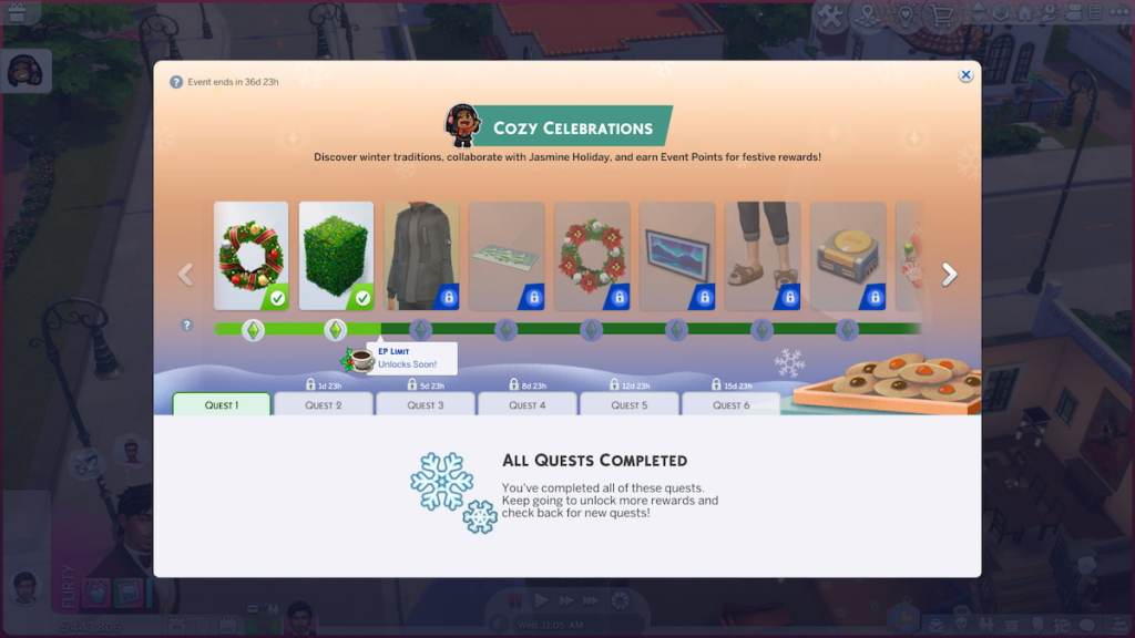 All rewards in The Sims 4 Cozy Celebrations Event and how to get them