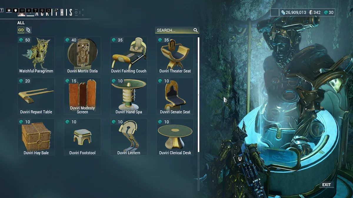 Where to get all the best decorations for the Backroom in Warframe – Destructoid