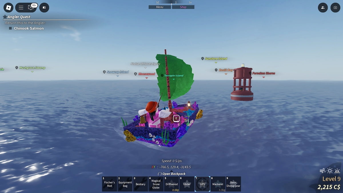 How to get the Glider in Fisch