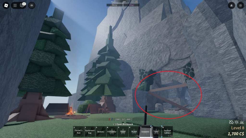 How to find and use the Meteor Totem in Fisch