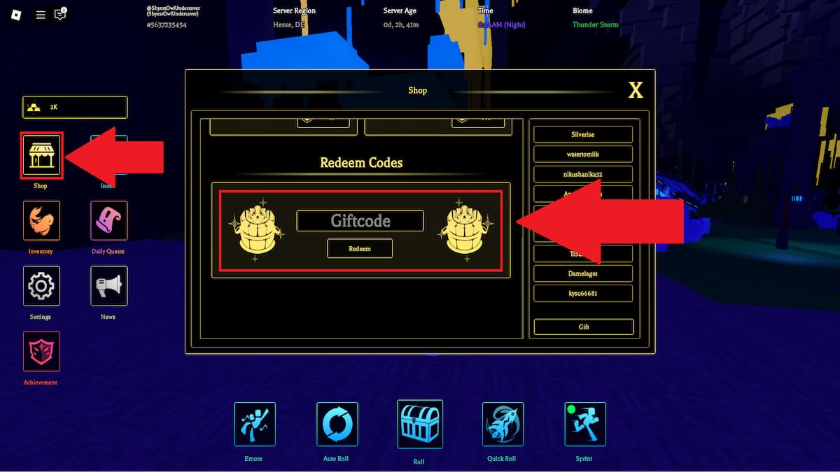 Fish's RNG codes (April 2025) [ Update 2.6] – Destructoid