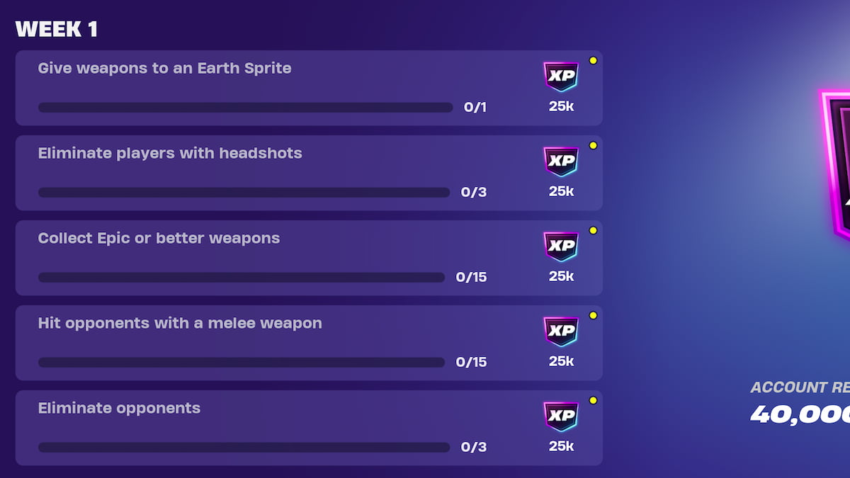 All Fortnite Chapter 6, Season 1 weekly quests and how to complete them ...